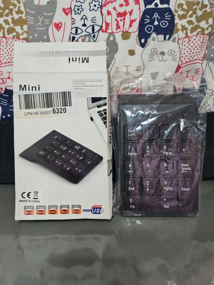 Number Numeric Keypad, Computers & Tech, Parts & Accessories, Computer Keyboard on Carousell