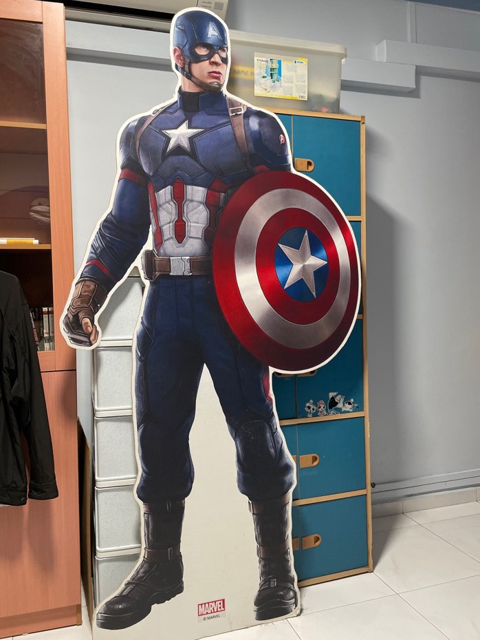Official Marvel Captain America Standee, Hobbies & Toys, Memorabilia ...