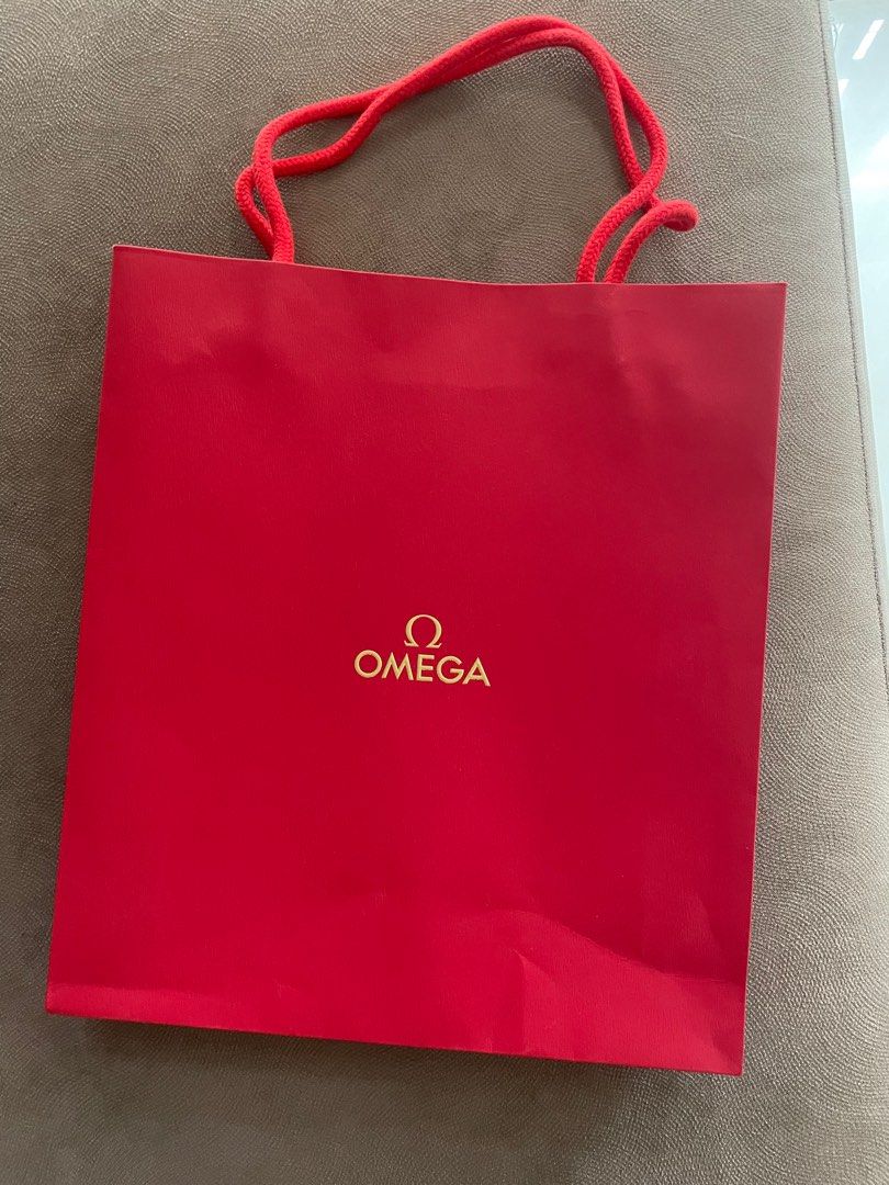 Omega paper bag, Luxury, Bags & Wallets on Carousell