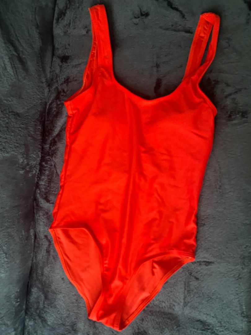 one piece low back red bikini, Women's Fashion, Swimwear, Bikinis ...