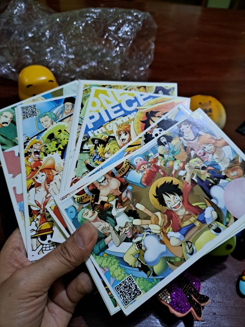 One Piece Post Cards, Hobbies & Toys, Toys & Games on Carousell