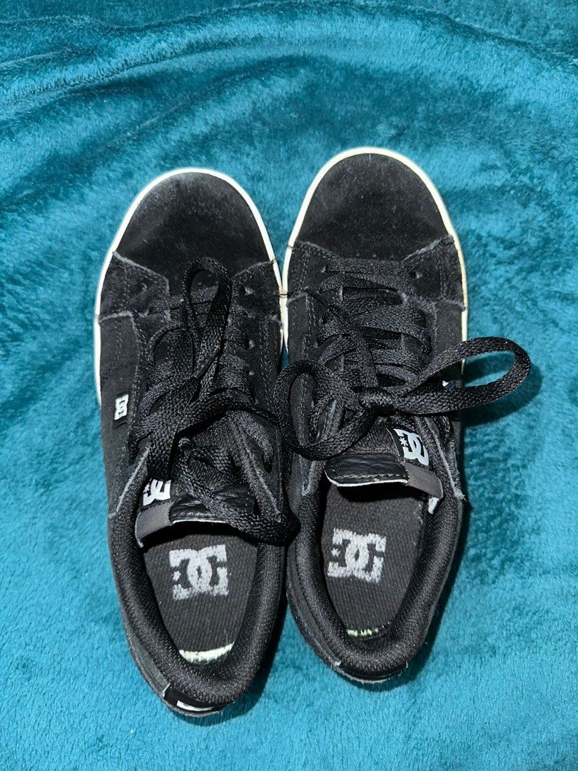 Original Black DC Trainers/sneakers, Women's Fashion, Footwear ...