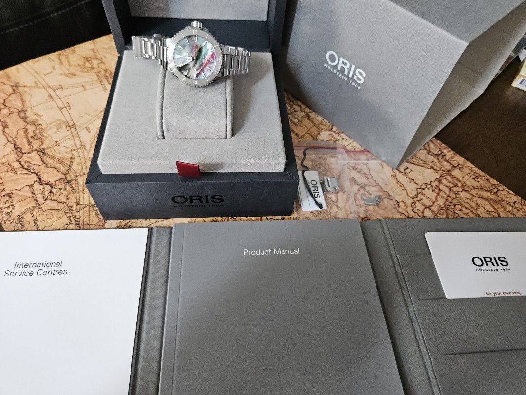 Oris Aquis Date Upcycle, Luxury, Watches on Carousell