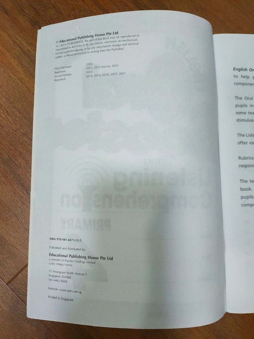 P4 ENGLISH ORAL BOOSTER & LC ASSESSMENT BOOK, Hobbies & Toys, Books ...