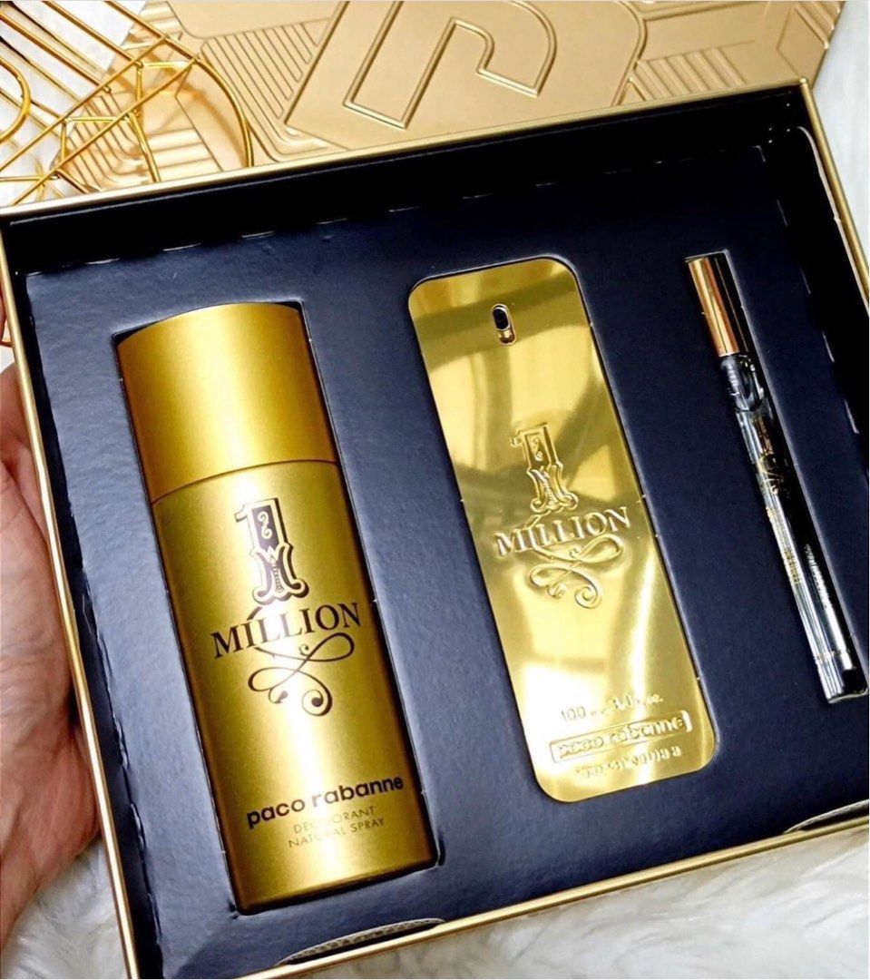 PACO RABANNE 1 MILLION PERFUME SET, Beauty & Personal Care, Fragrance ...