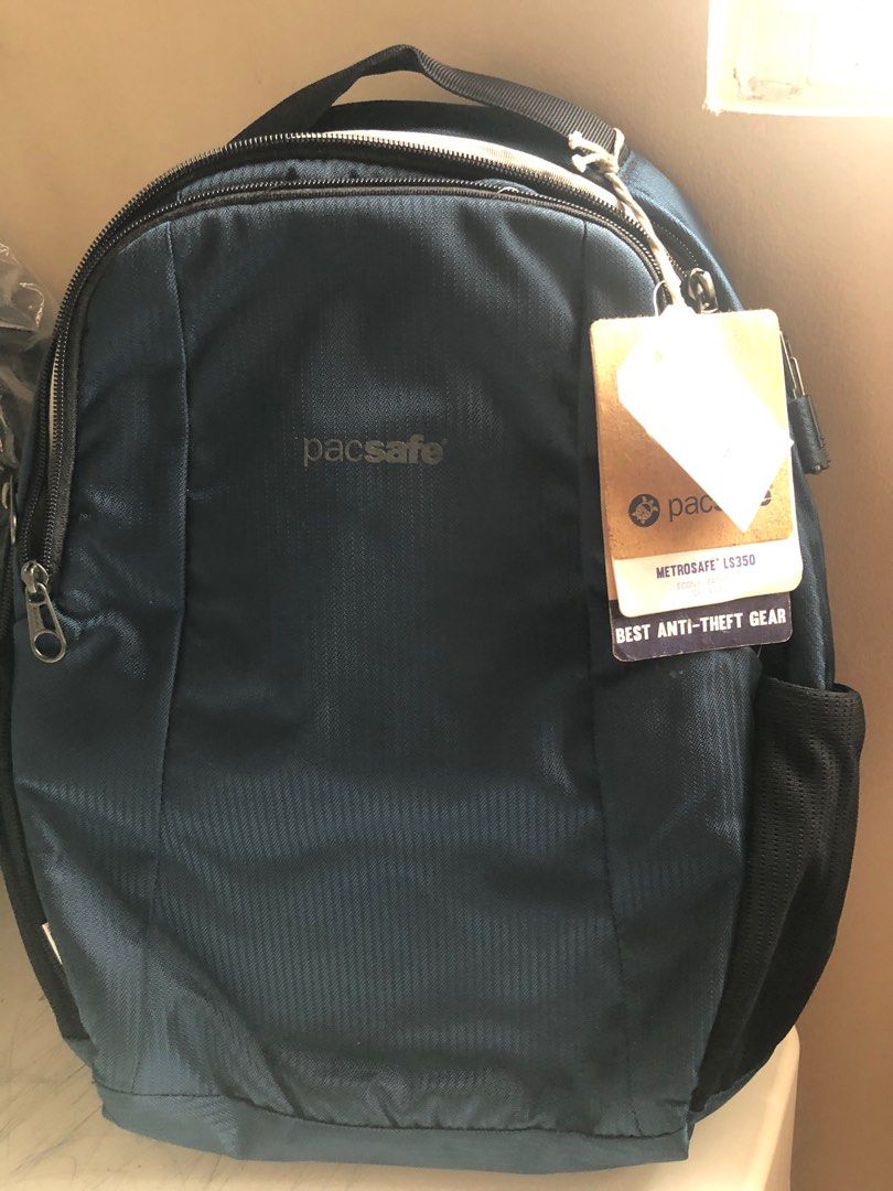 Pacsafe Metrosafe LS350 Econyl, Men's Fashion, Bags, Backpacks on Carousell
