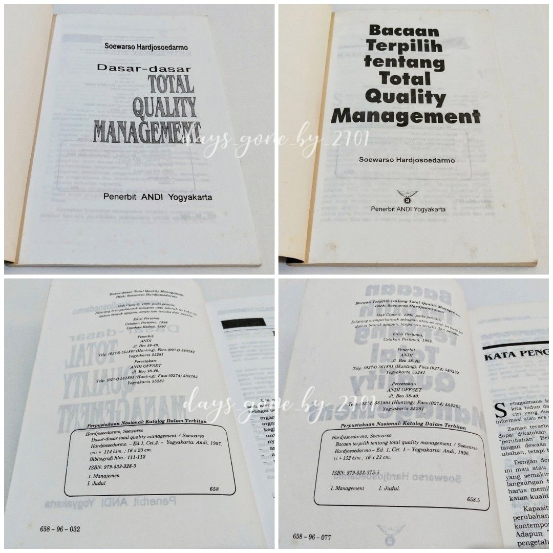Paket Preloved Buku "Rich Dad, Poor Dad", "Dasar2 TQM" & "Bacaan ...
