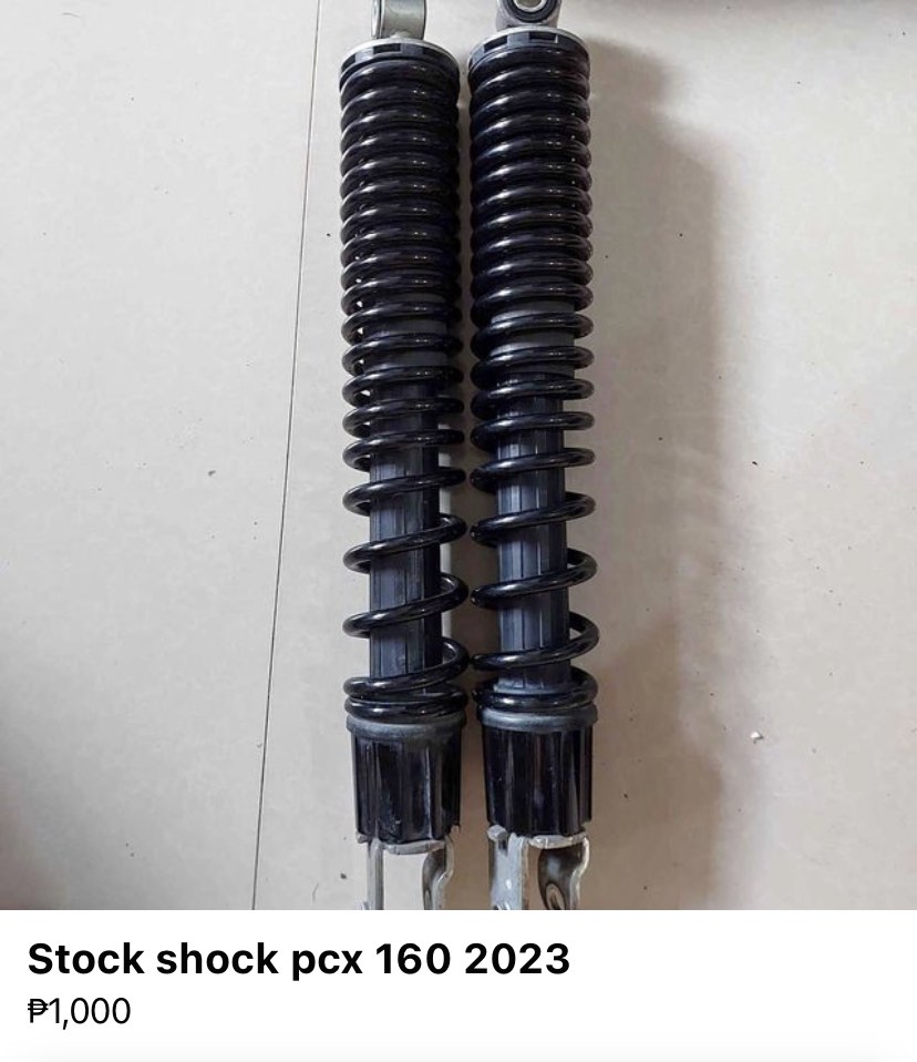 Pcx 160 2023 stock shock, Motorbikes, Motorbike Parts & Accessories ...