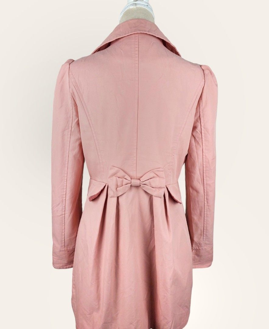 Peach coat, Women's Fashion, Coats, Jackets and Outerwear on Carousell