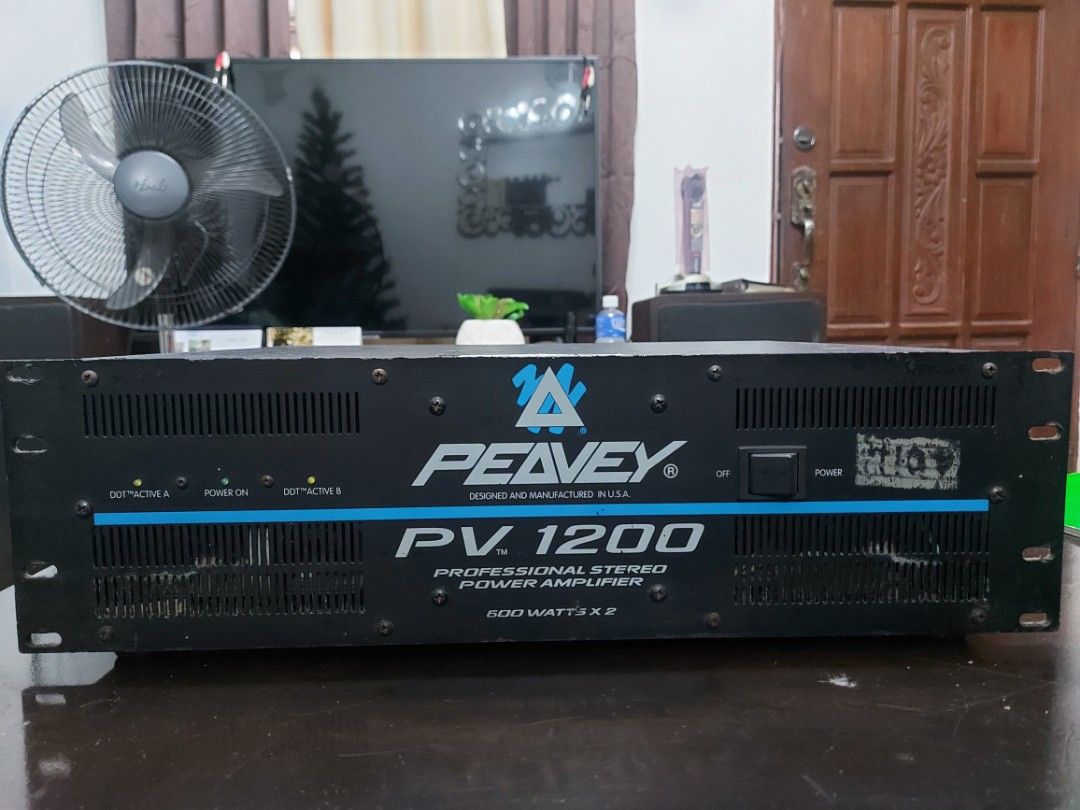 Peavey PV 1200 Professional Stereo Power Amplifier, Audio, Soundbars ...