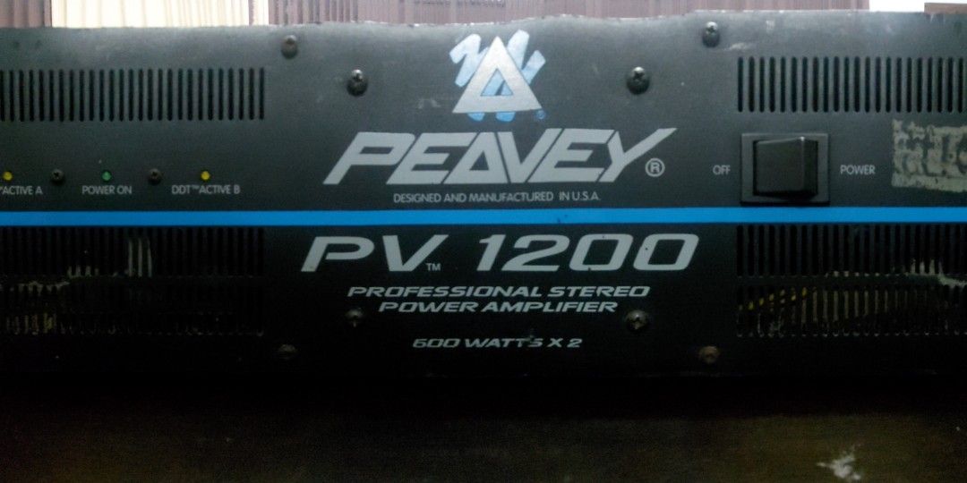 Peavey PV 1200 Professional Stereo Power Amplifier, Audio, Soundbars, Speakers & Amplifiers on ...