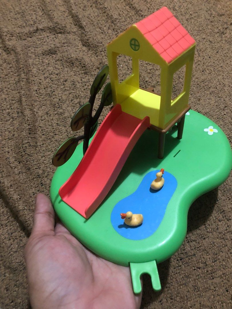 Peppa pig play-base slide house, Hobbies & Toys, Toys & Games on Carousell