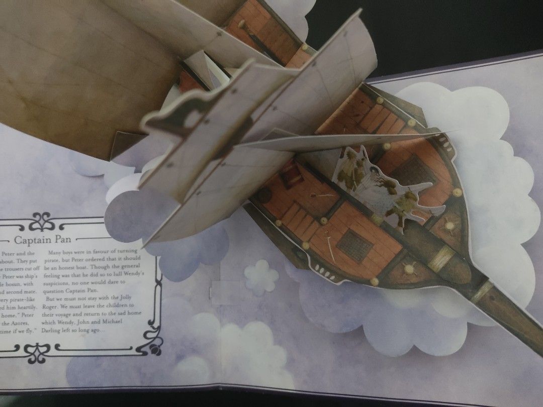 Peter Pan Pop-up Book (Hardbound), Hobbies & Toys, Books & Magazines ...