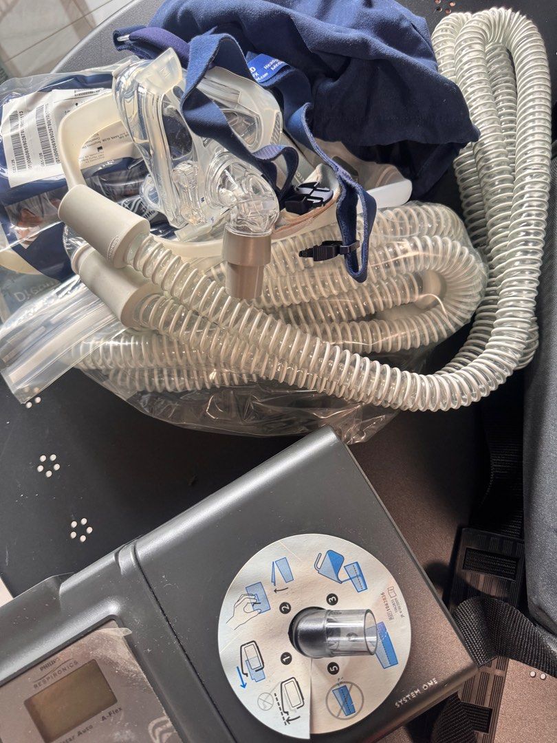 Philips CPAP system one with bag, Health & Nutrition, Medical Supplies ...