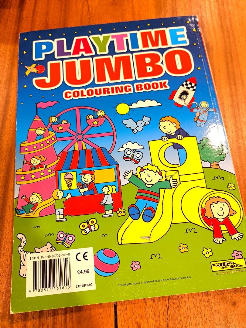 Playtime Jumbo Colouring Book Over 150 Fantastic Colouring Pages For ...