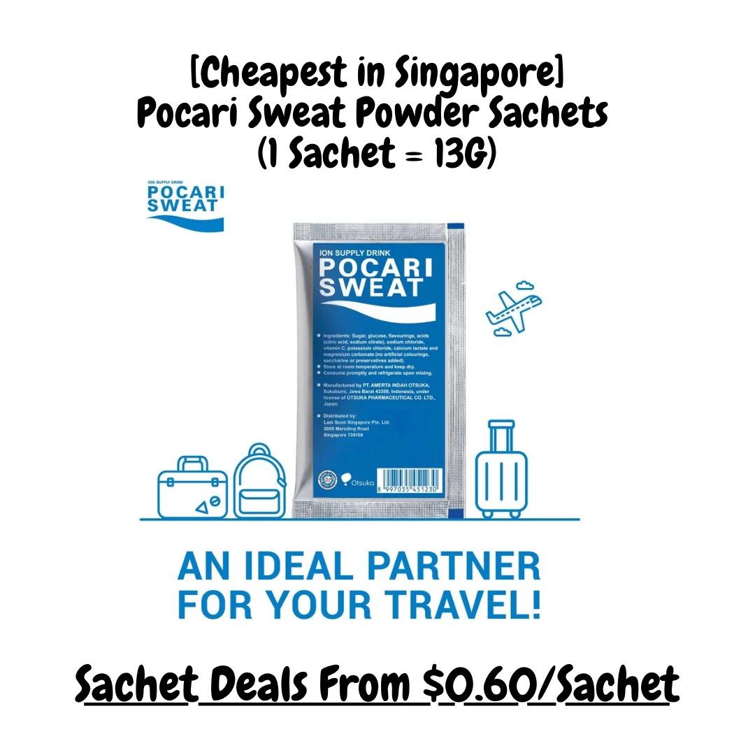 Pocari Sweat Powder - 5 x 13G Sachets on Carousell