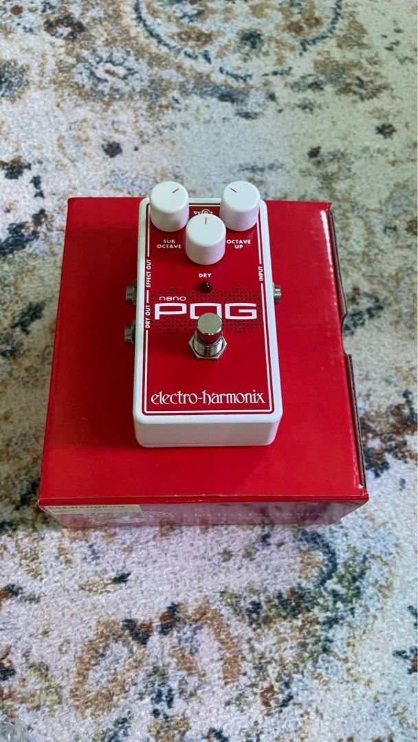 Pog mini guitar peddal, Hobbies & Toys, Music & Media, Music ...