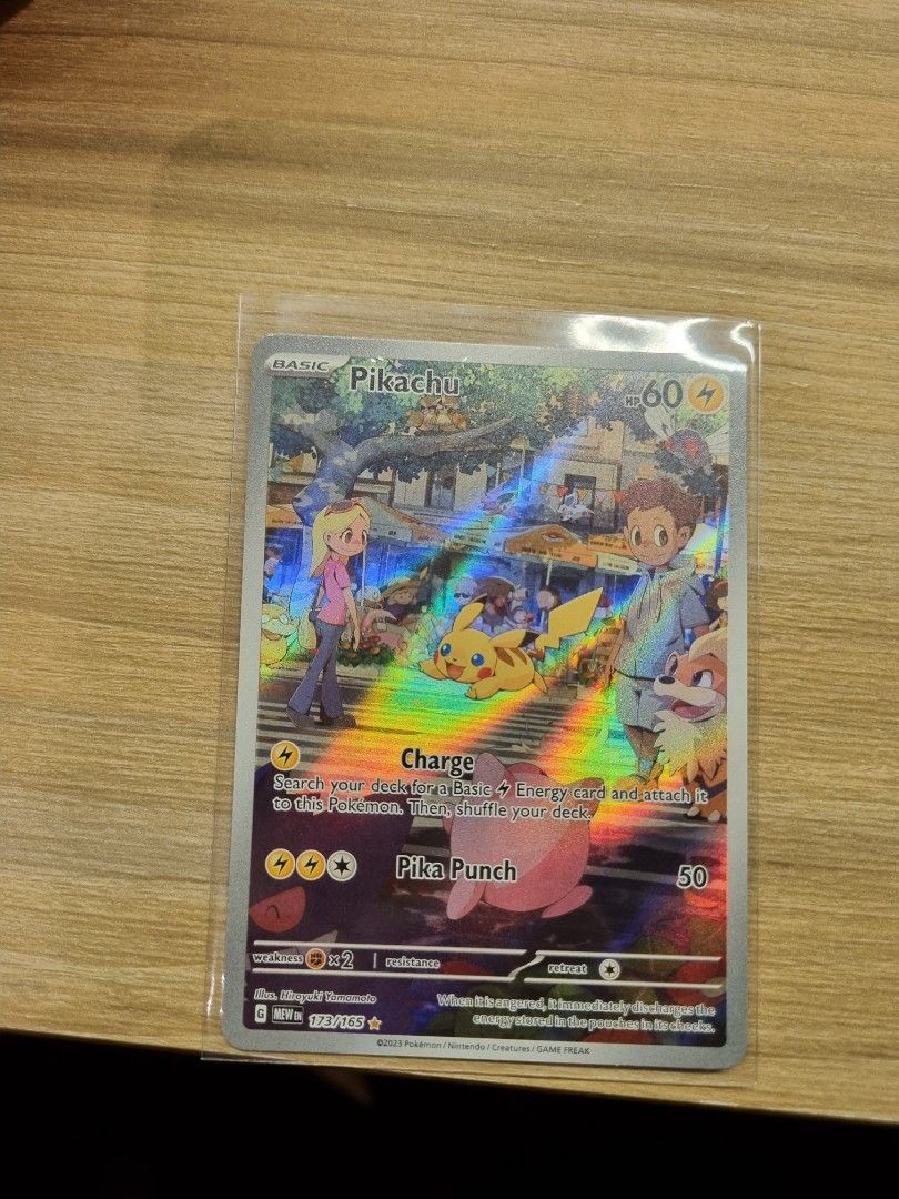 Pokemon 151 Pikachu Illustration Rare, Hobbies & Toys, Toys & Games on ...