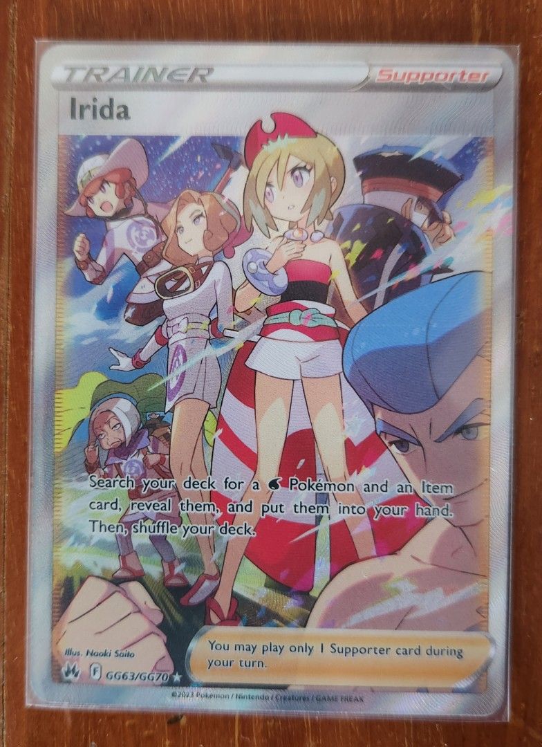 Pokemon Crown Zenith Irida, Hobbies & Toys, Toys & Games on Carousell