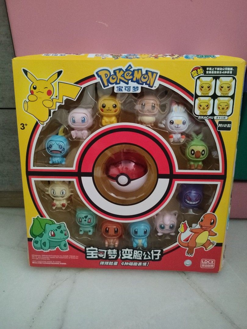 Pokemon Face Changing Toy Set of 12, Hobbies & Toys, Toys & Games on ...