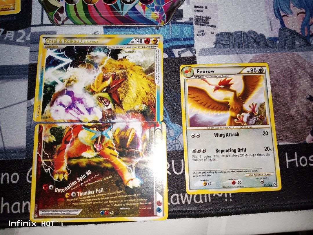 Pokemon TCG HS Unleashed, Hobbies & Toys, Toys & Games on Carousell