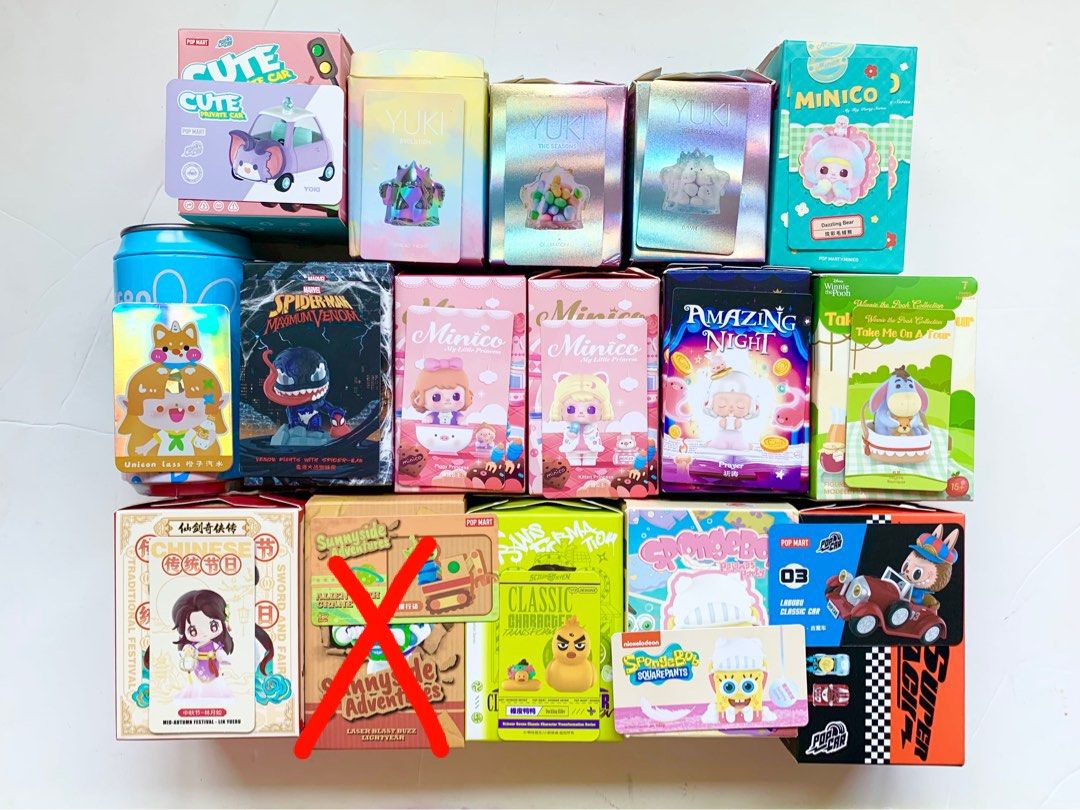 Popmart Yuki / Yoki / Minico / Toystory Clearance Blind Box, Hobbies ...