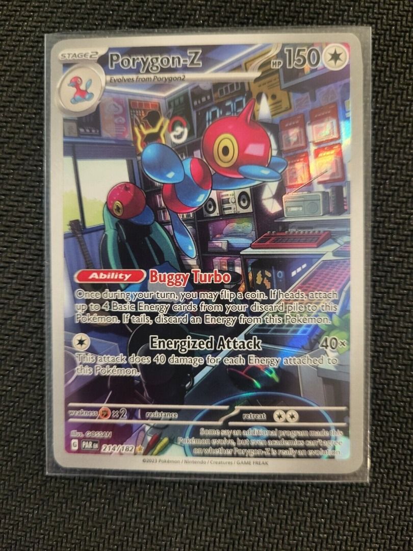 PORYGON-Z ART RARE FULL ART PARADOX RIFT POKEMON TCG CARDS NOT ...