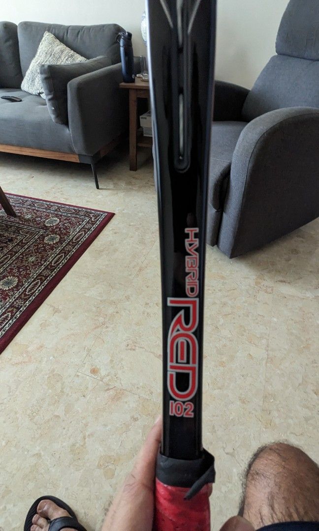 Prince Tennis racquet with cover and dampener, Sports Equipment, Sports ...