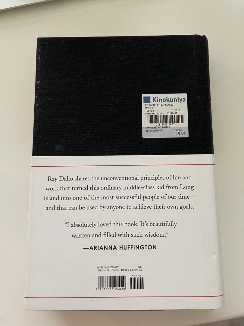 Principles by Ray Dalio, Hobbies & Toys, Books & Magazines, Fiction ...
