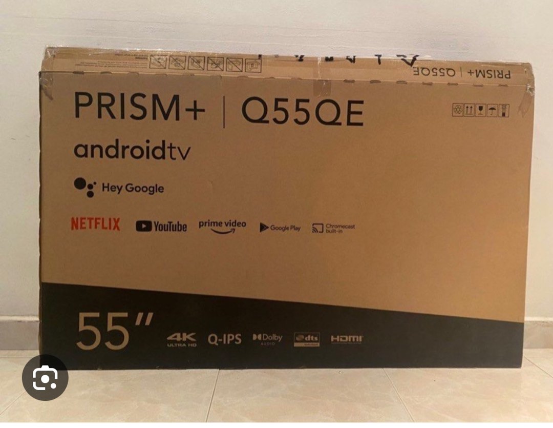 Prism+ Q55QE Empty Box, TV & Home Appliances, TV & Entertainment, TV ...