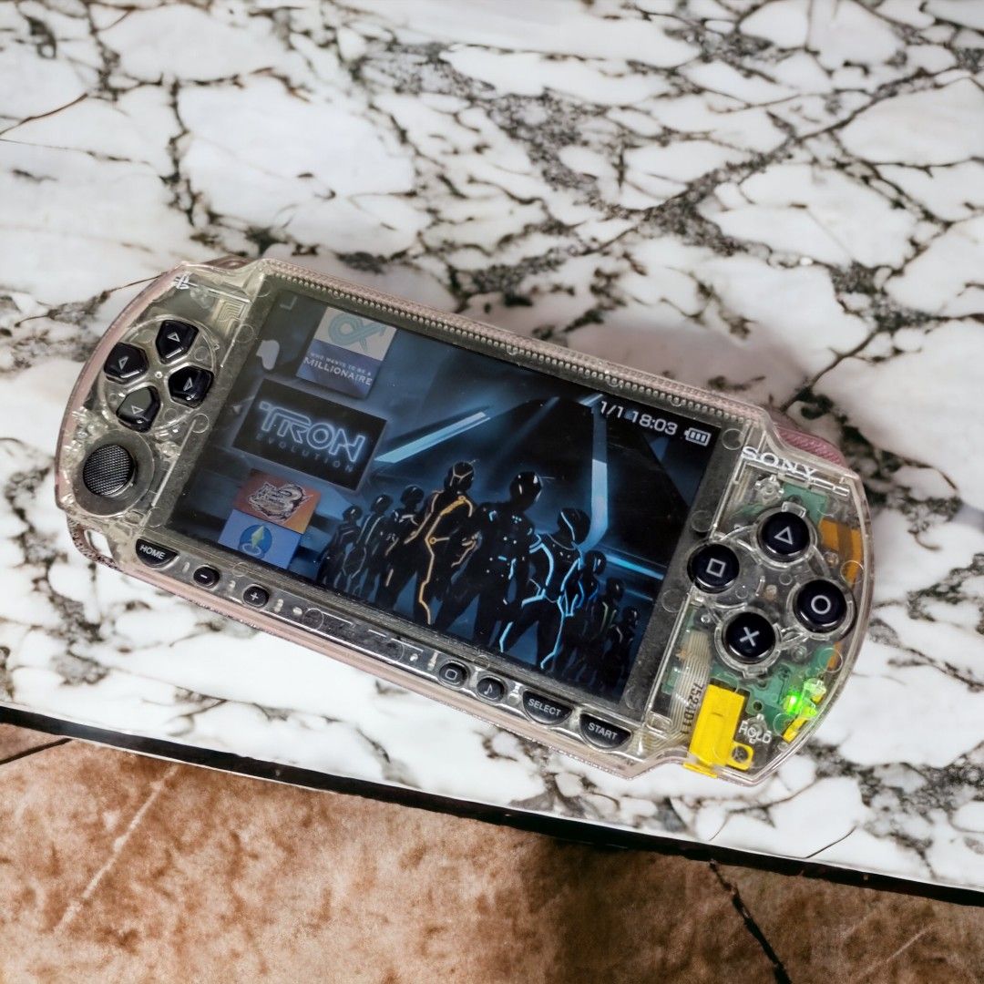 PSP 1K Model Transparent, Video Gaming, Video Games, PlayStation on ...