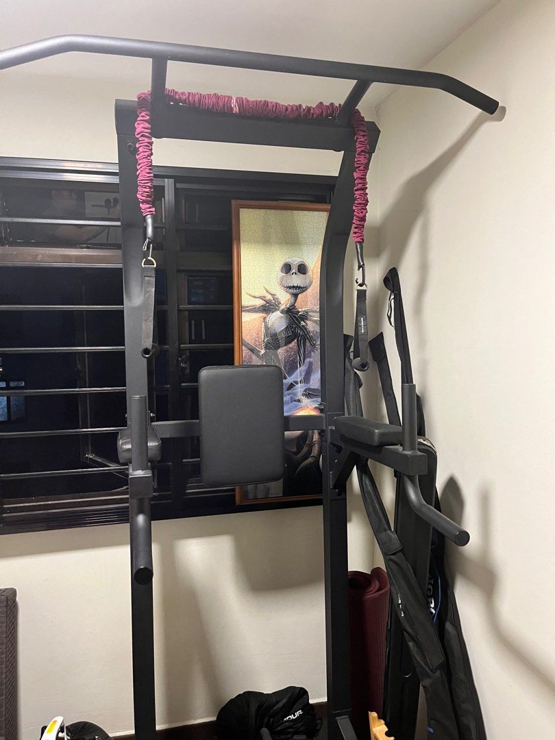 Training Station 900 Decathlon pull up and dip station, Sports Equipment, Exercise & Fitness ...