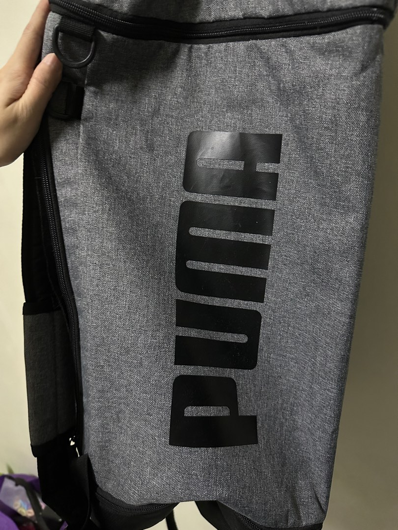 PUMA GRAY MULTI-PURPOSE BAG, Men's Fashion, Bags, Backpacks on Carousell