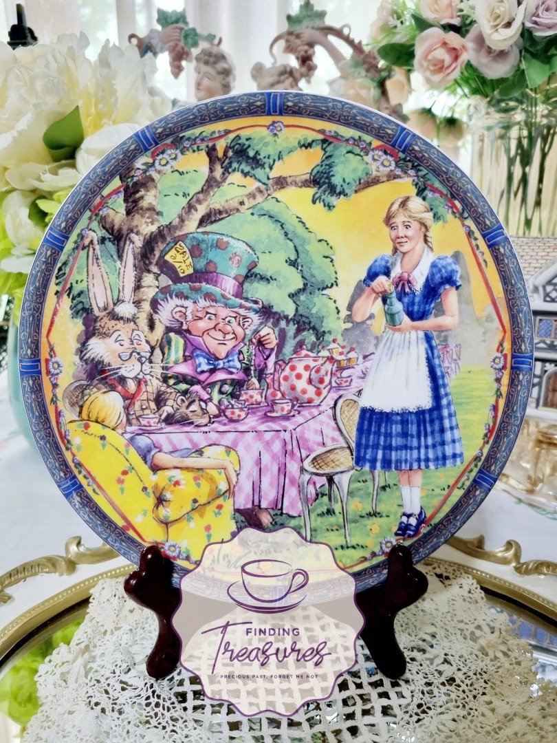 Rare & Beautiful 'Alice in Wonderland' Plate - James Sadler, Hobbies ...