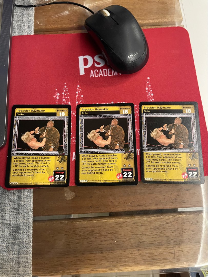 Raw deal WWE precision haymaker, Hobbies & Toys, Toys & Games on Carousell
