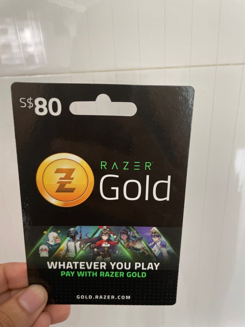 Razer Gold card, Tickets & Vouchers, Vouchers on Carousell