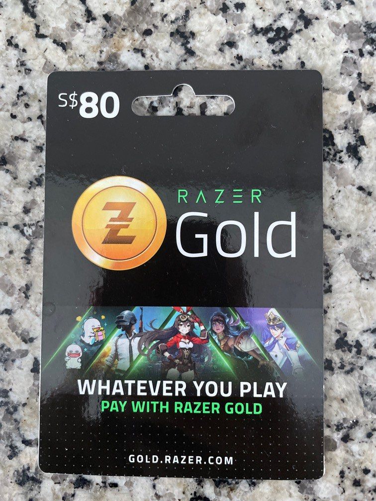 Razer Gold card, Tickets & Vouchers, Vouchers on Carousell
