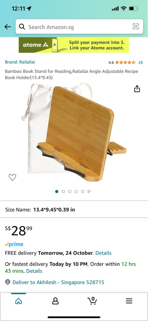 Reading Book Stand, TV & Home Appliances, Kitchen Appliances, Hand ...