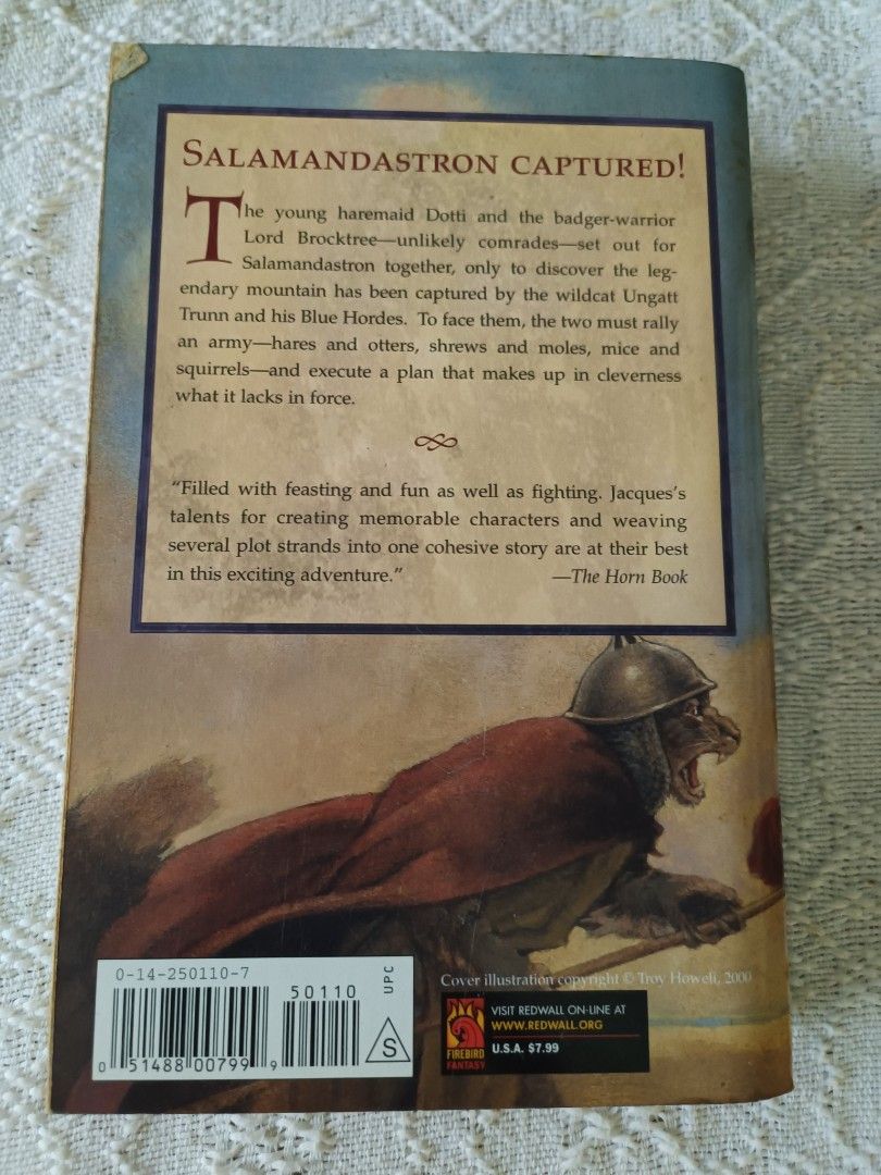 Redwall / Lord Brocktree / Brian Jacques, Hobbies & Toys, Books ...