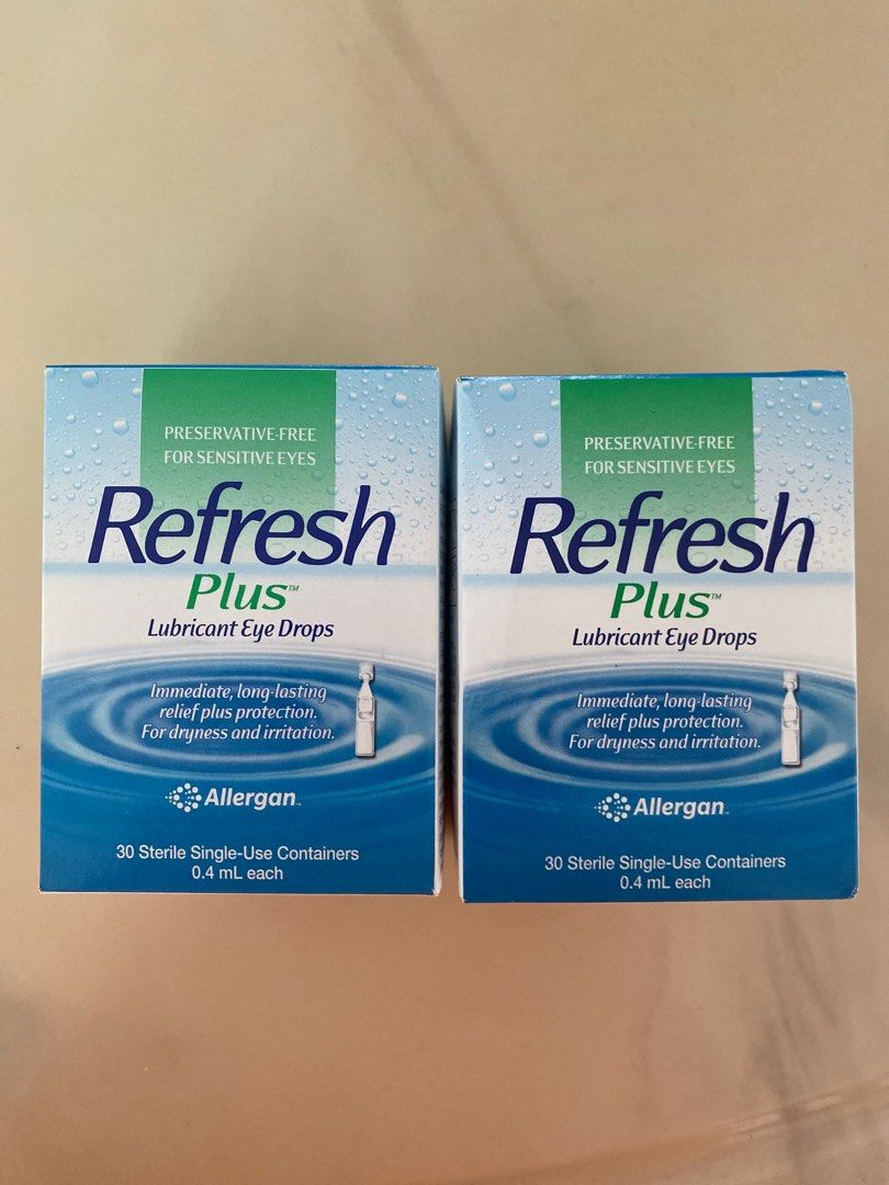 Refresh Plus Lubricant Eye Drops, Beauty & Personal Care, Vision Care ...
