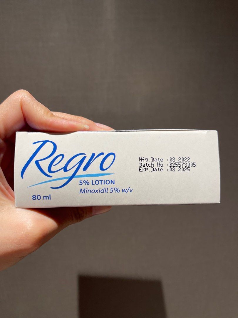 REGRO Topical Minoxidil 5% Hair Solution Extra Strength, Beauty & Personal Care, Hair on Carousell