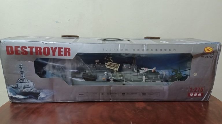 Remote control warship destroyer, Hobbies & Toys, Toys & Games on Carousell