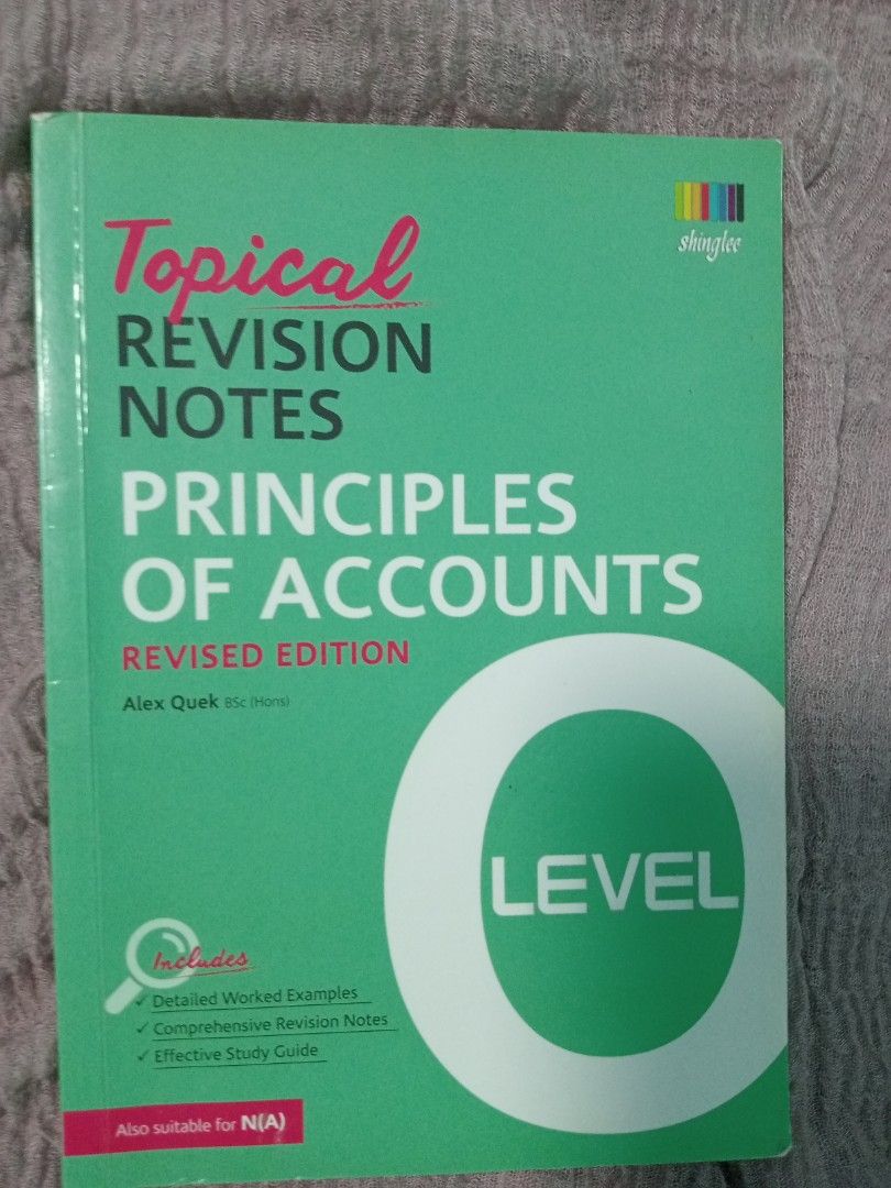 Revision notes principles of accounts, Hobbies & Toys, Books ...