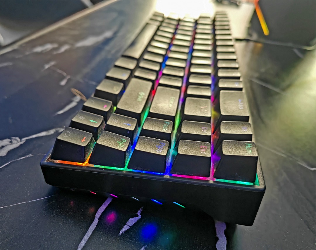 RK Royal Kludge RK71 Tri-Mode RGB Mechanical Keyboard - Black ...