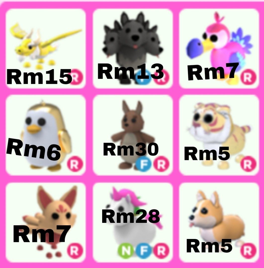 Roblox Adopt Me Pet Clearance, Video Gaming, Gaming Accessories, In ...