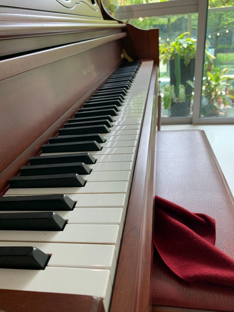 SAMICK Piano Model SC-215D, Hobbies & Toys, Music & Media, Musical ...