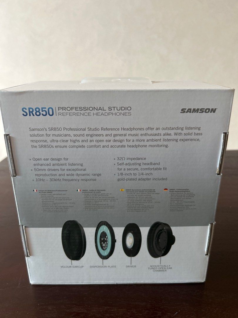 Samson SR850 Headphones, Audio, Headphones & Headsets on Carousell
