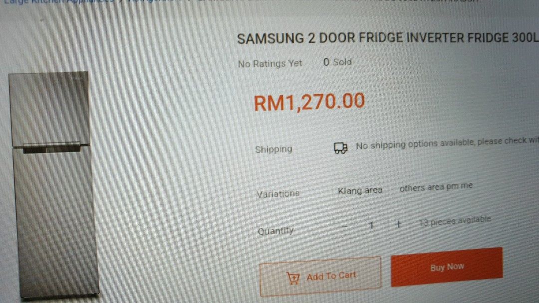 Samsung 280L refrigerator, TV & Home Appliances, Kitchen Appliances, Refrigerators & Freezers on ...