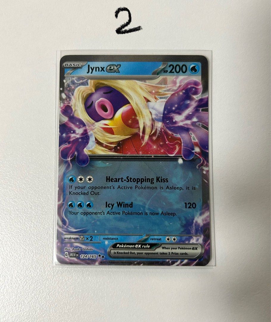 (Scarlet & Violet 151) Jynx ex - 124/165 - Ultra Rare, Hobbies & Toys ...