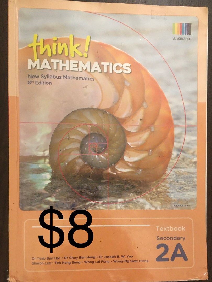 Sec 2A Math Textbook, Hobbies & Toys, Books & Magazines, Textbooks on ...